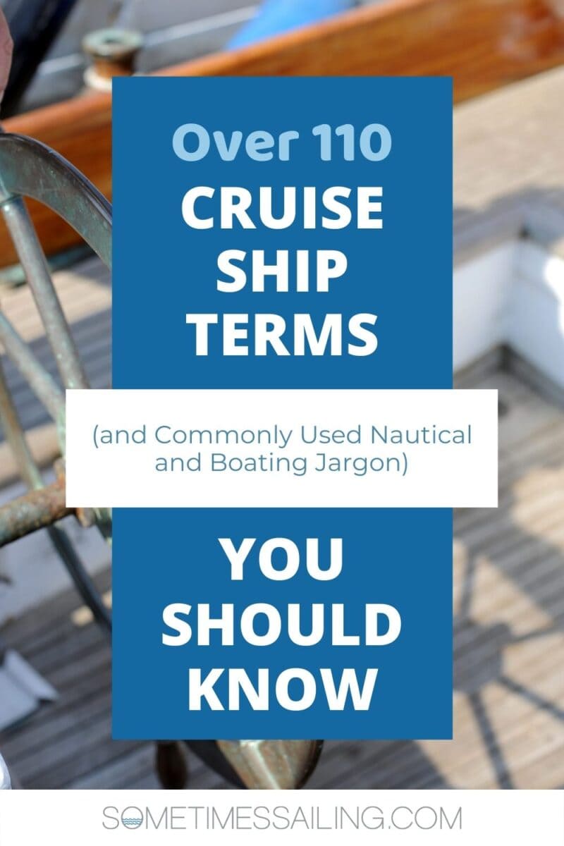 Essential Guide to over 110 Cruise Ship Terms to Know