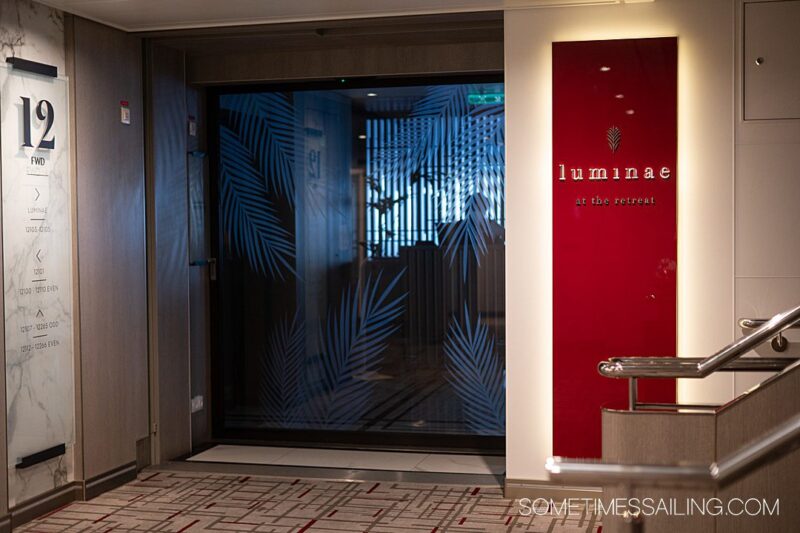 Helpful Info about Luminae in The Retreat on Celebrity Cruises