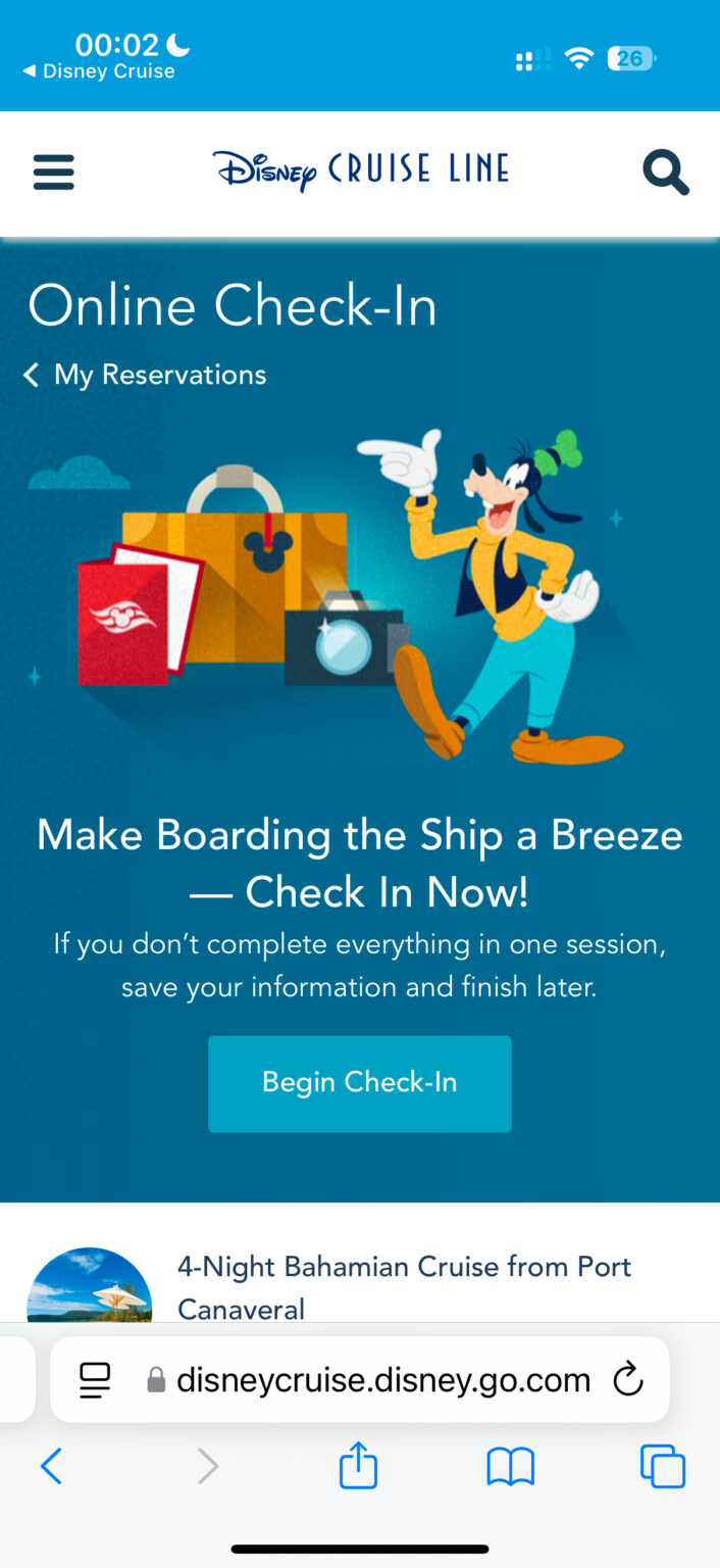 Everything to Know About Disney Cruise Line's Check-in Process